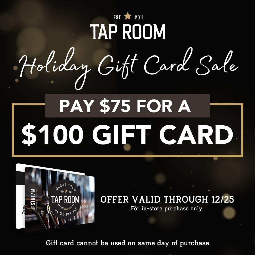 Tap Room Menu - Explore Our Diverse Gastropub Selections