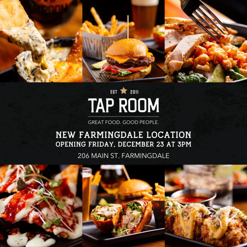 Our Menu - Tap Room