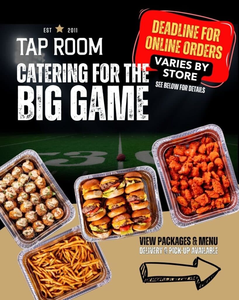 Tap Room Menu - Explore Our Diverse Gastropub Selections